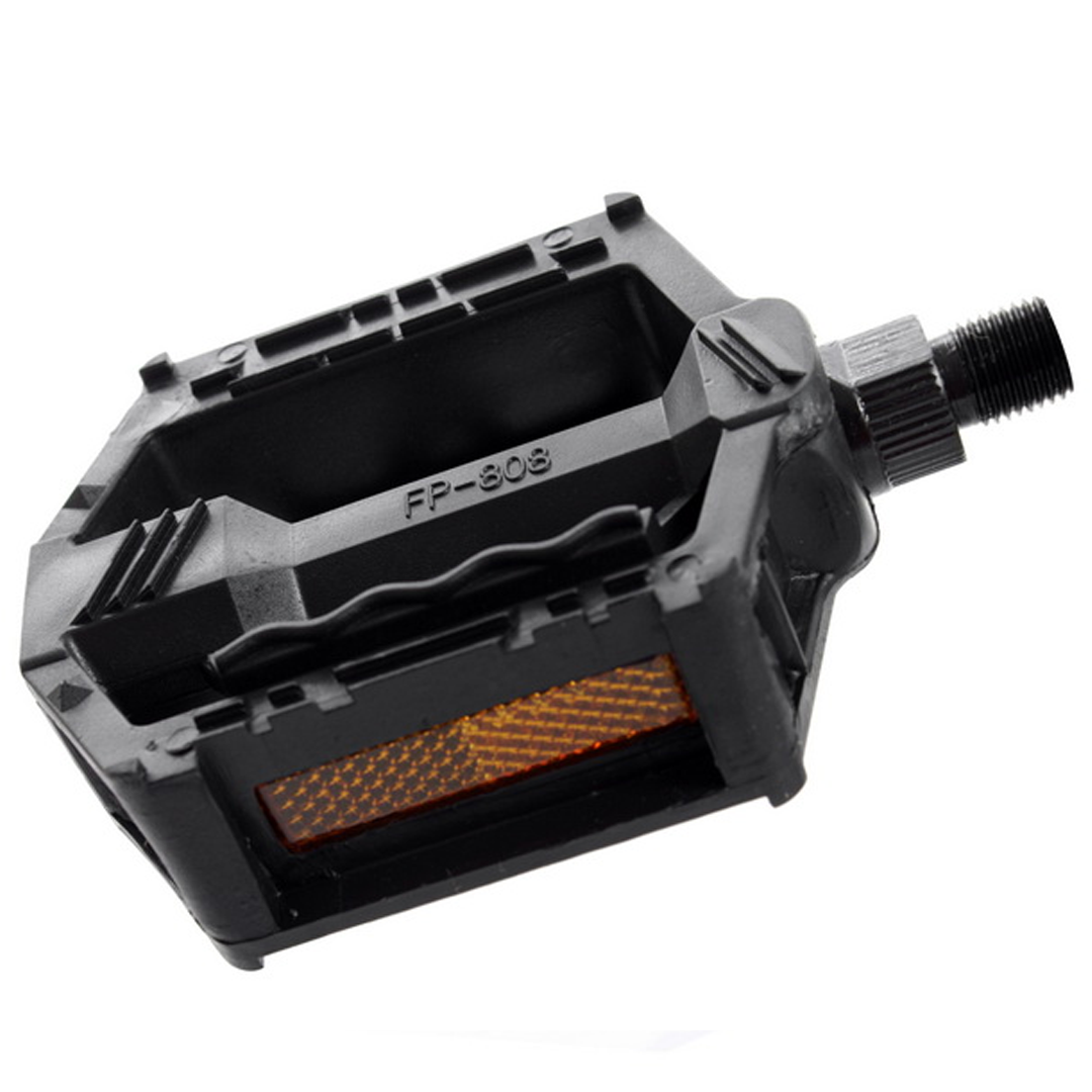 PEDAL 26 9/16 FEIMIN 808 NEGRO PLASTICO FULL BALINES – bikesparza